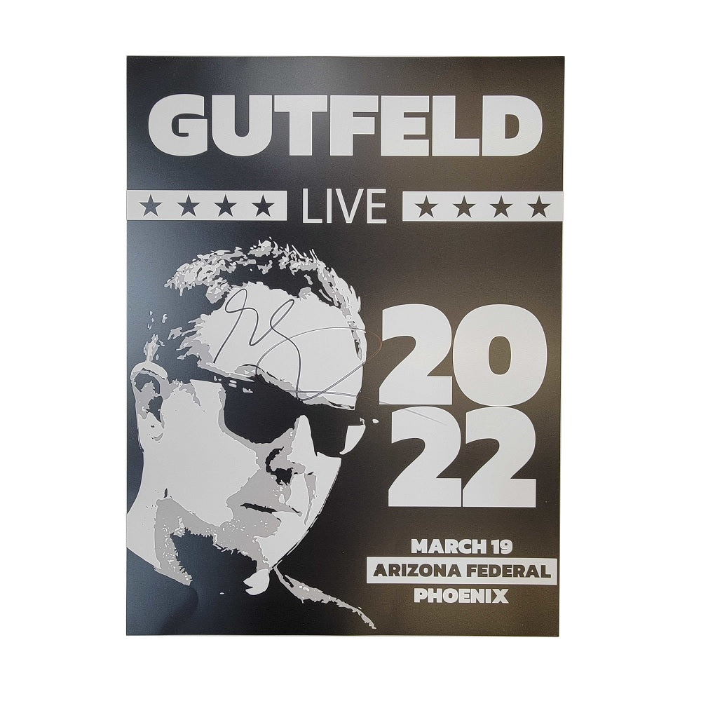 Gutfeld Live - Phoenix Tour Poster Autographed – Greg Gutfeld