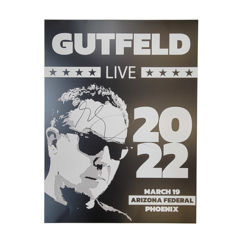 Gutfeld Live - Phoenix Tour Poster Autographed – Greg Gutfeld