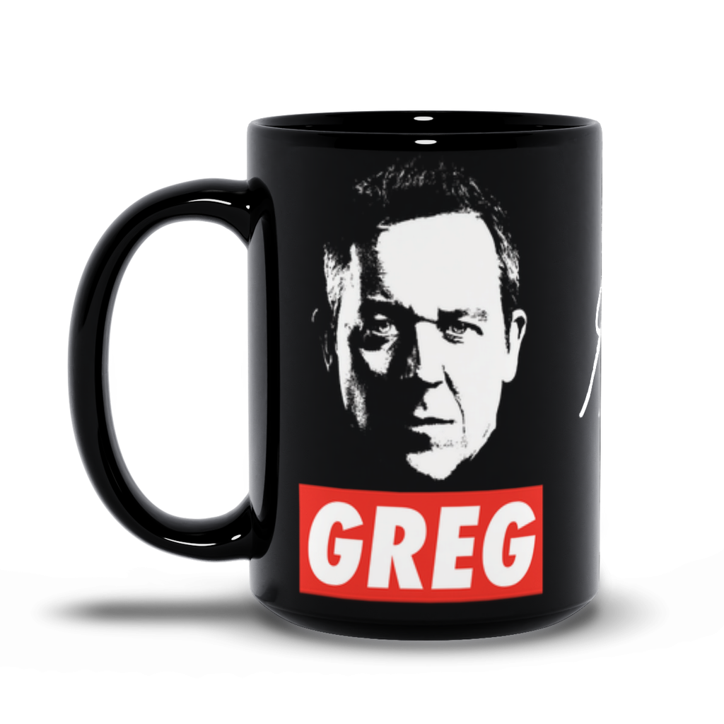 Gutfeld Signature 15oz Black Ceramic Mug – Greg Gutfeld